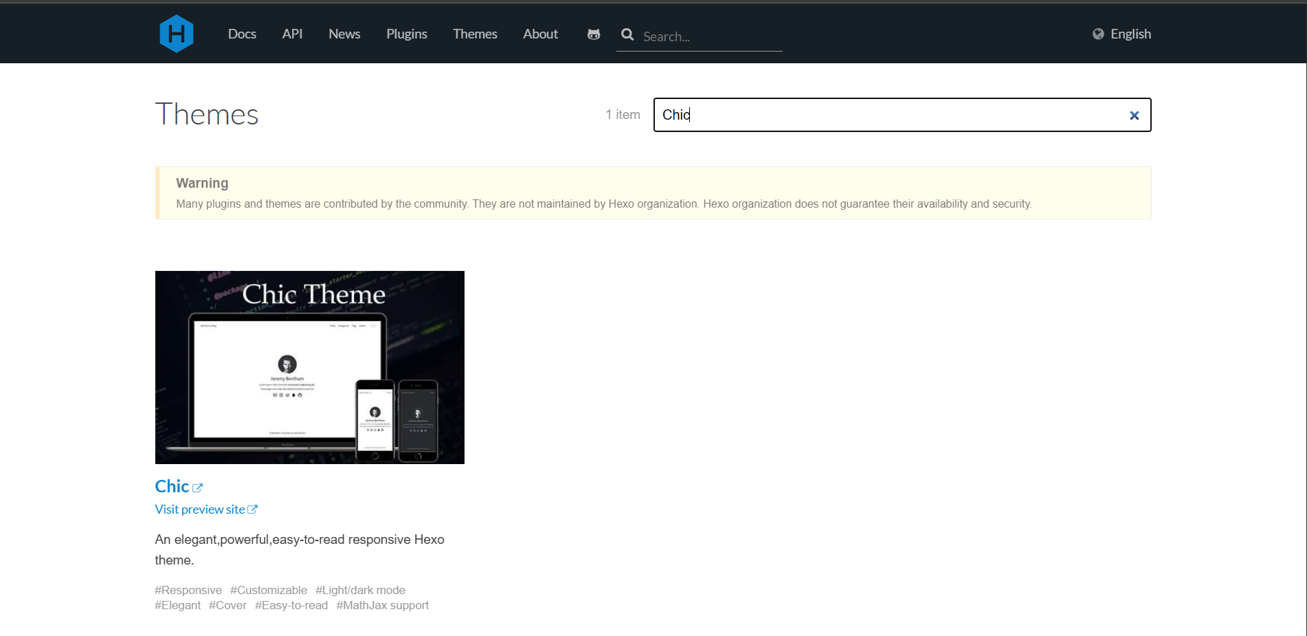 [教程]基于Hexo主题&Github平台的个人博客搭建，以Chic主题为例 | Hexo