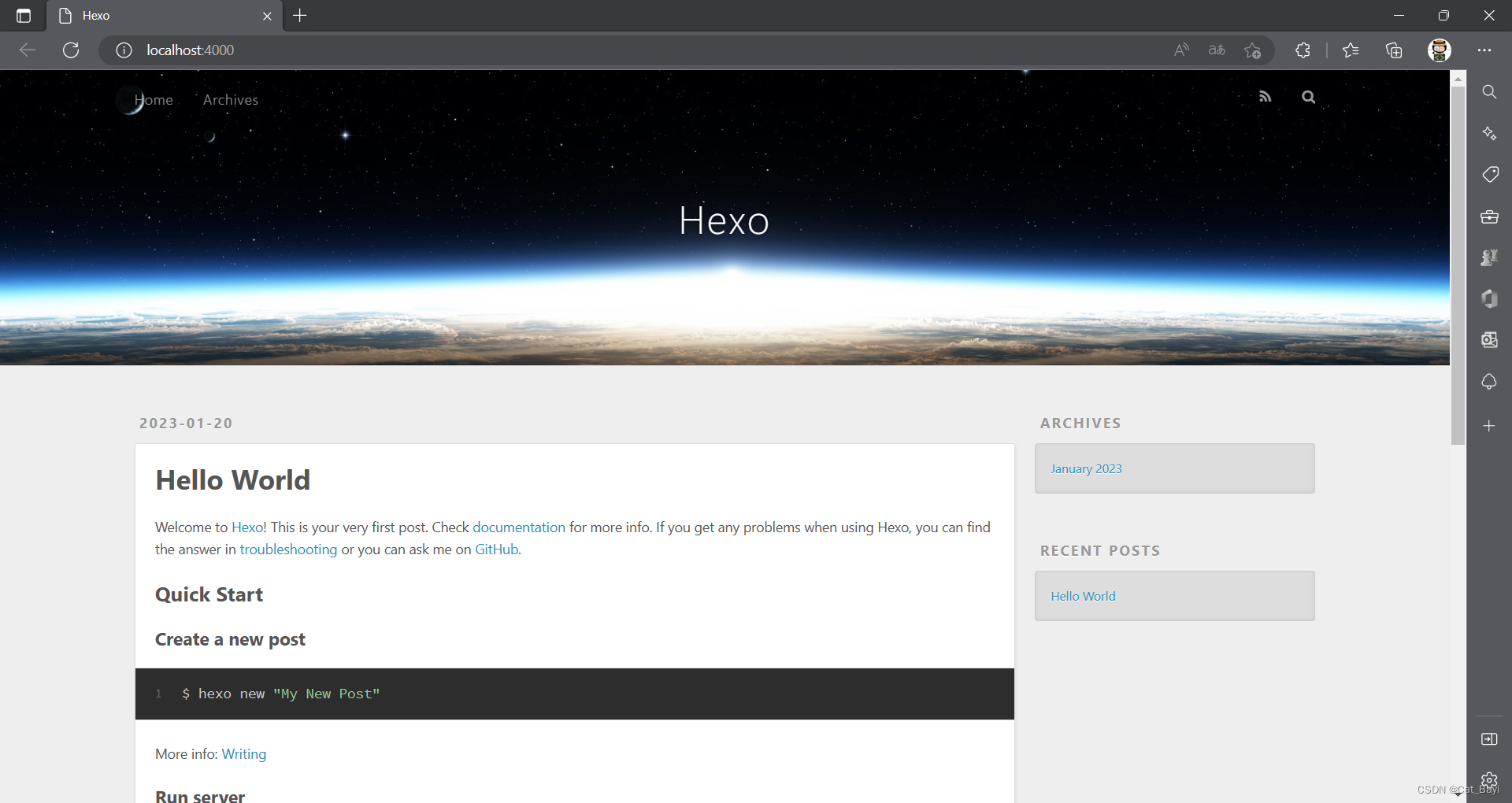 [教程]基于Hexo主题&Github平台的个人博客搭建，以Chic主题为例 | Hexo